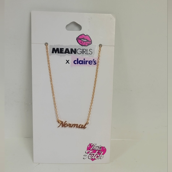 Jewelry | Mean Girls Gold Tone Normal Necklace | Poshmark